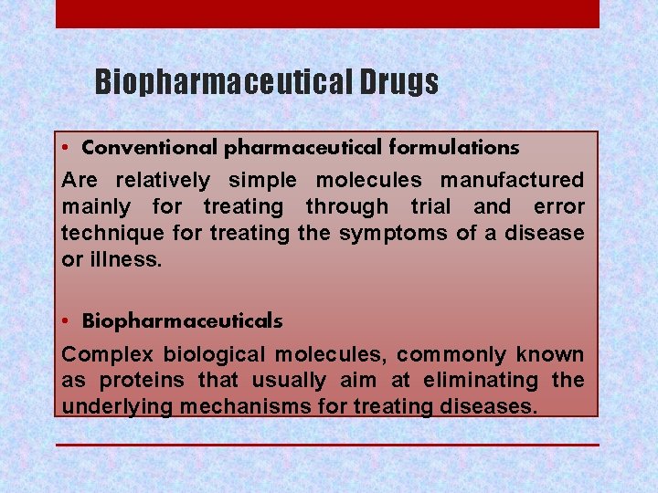 Lecture 1 Pharmaceutical Biotechnology Introduction Dr Nidhal Khazaal