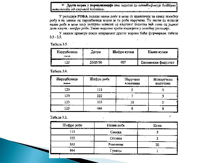 Baze podataka Baze podataka Sistem baza podataka Sistem