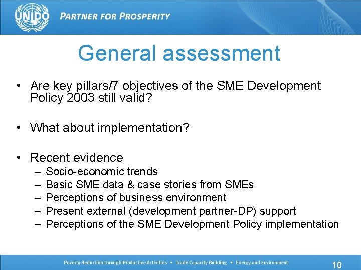 Tanzania SME Development Policy 2003 ten years after