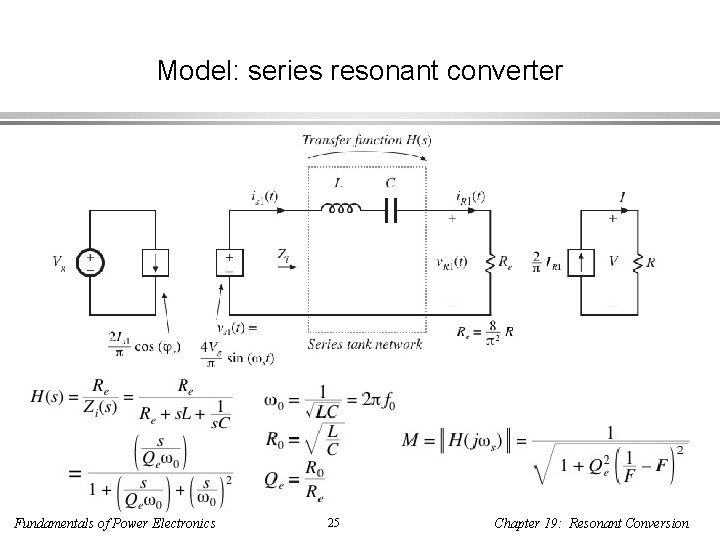 Chapter 19 Resonant Conversion Introduction 19 1 Sinusoidal