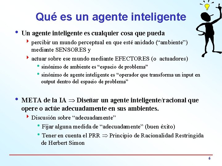 Inteligencia Artificial Captulo I Introduccin a la IA