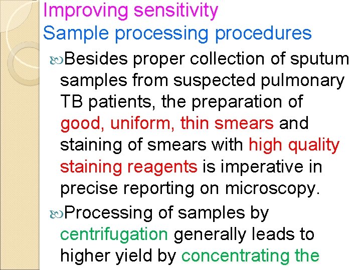 AFB Staining Microbiology Department KUMS Dr Mohajeri History