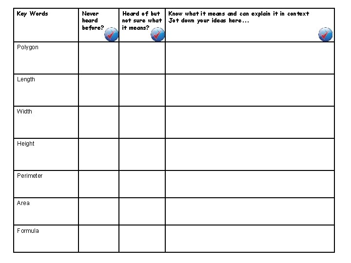 Lesson Plan APP Area and Perimeter Objectives To