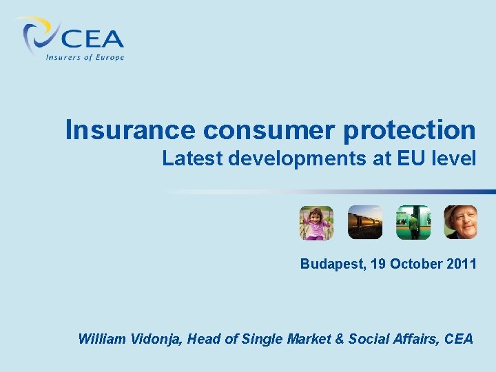 Insurance consumer protection Latest developments at EU level