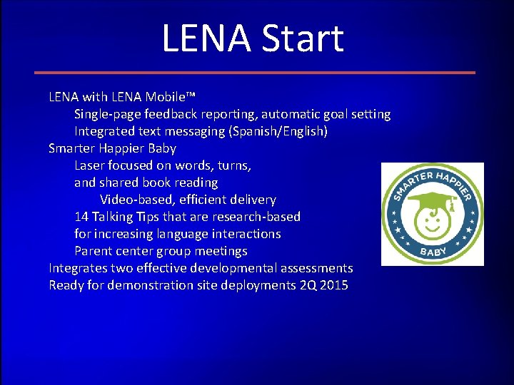 THIRTY MILLION WORD GAP INITIATIVE SUPPORTED BY THE