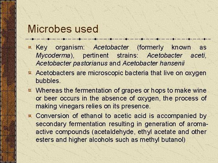 MIC 303 INDUSTRIAL AND ENVIRONMENTAL MICROBIOLOGY INDUSTRIAL PRODUCTS
