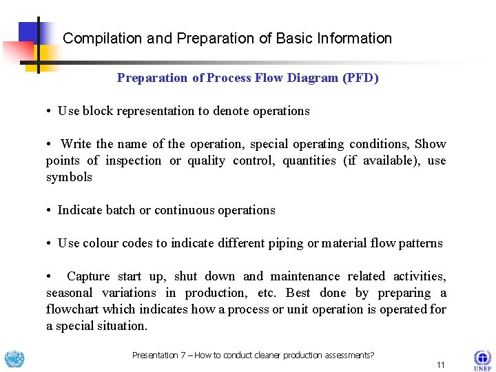 How to conduct cleaner production assessments Presentation 7