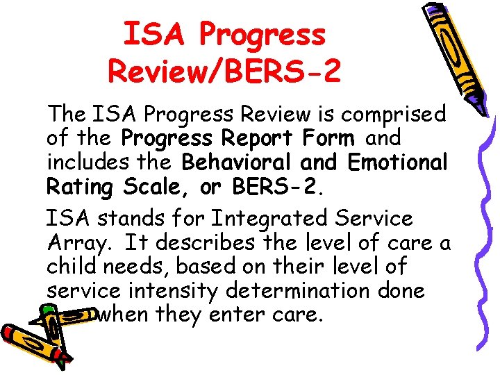 Behavioral and Emotional Rating Scale 2 Understanding and