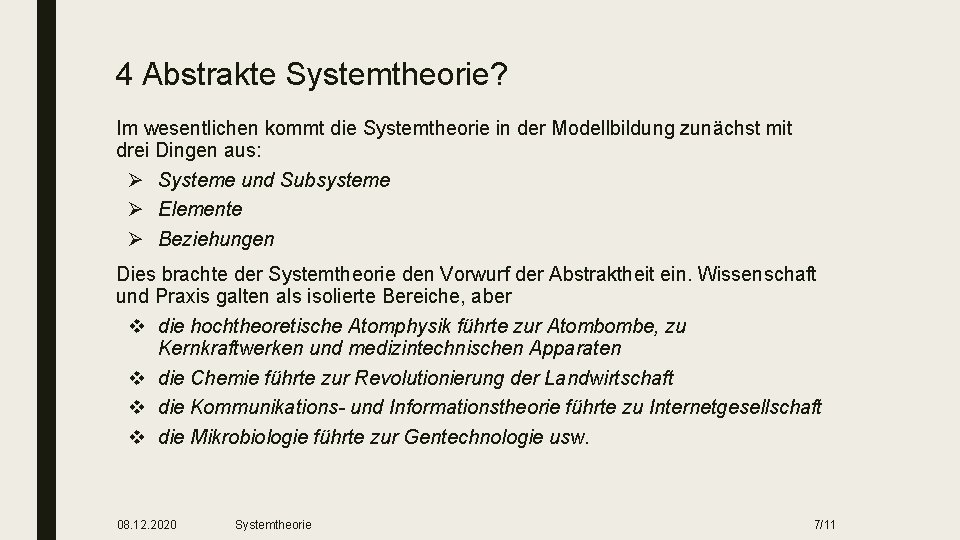 Prof Dr Heinz Siebenbrock Systemtheorie und kologie als