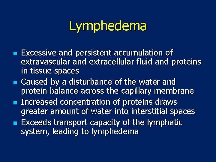 Lymphatic Disorders References Therapeutic Exercise Foundations and ...