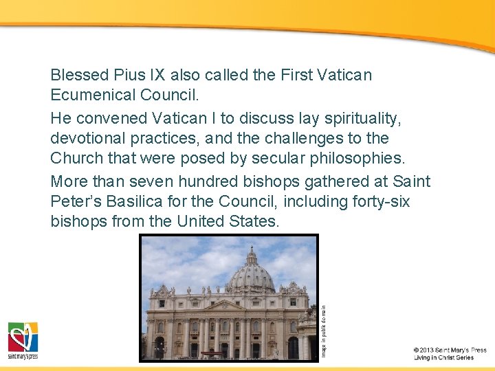 Pope Pius IX and the First Vatican Council