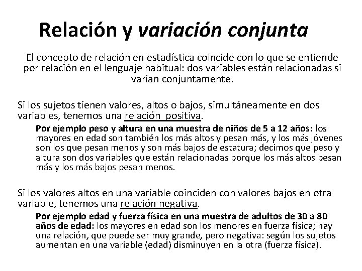 Covarianza y correlacin Universidad Nacional de Colombia Curso