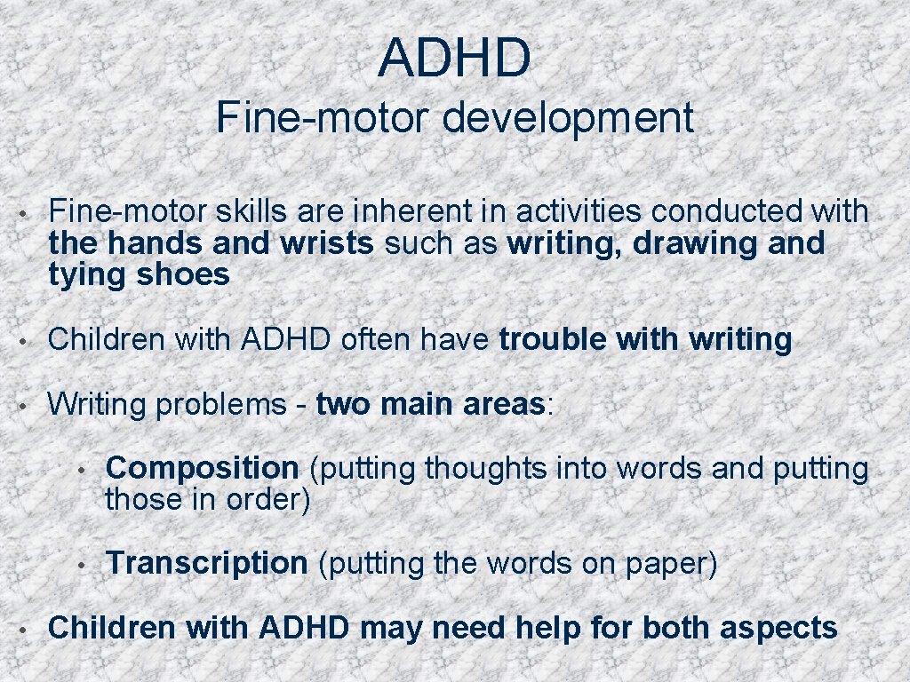 ADHD ADHD Attention Deficit Hyperactivity Disorder Psychiatric disorder