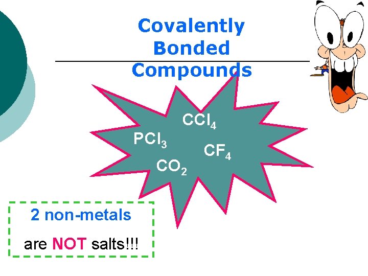 Identifying acids bases and salts from their molecular