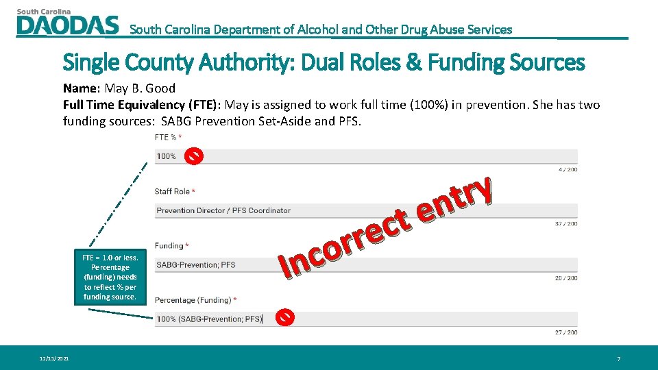 IMPACT Guidance Entry of Staff FTE Percentages Division