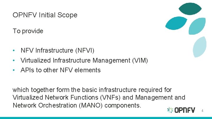 Introducing Open Platform for NFV Dirk Kutscher Chief