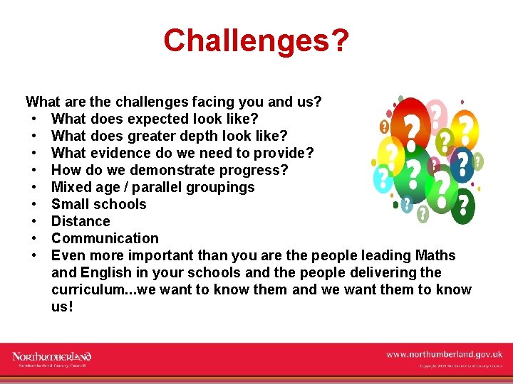 Mathematics English Tailormade for Northumberland Tuesday 20 th