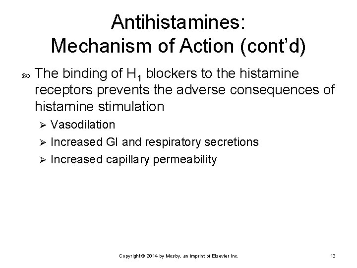 Self Study Pharm Antihistamines Decongestants Antitussives and Expectorants