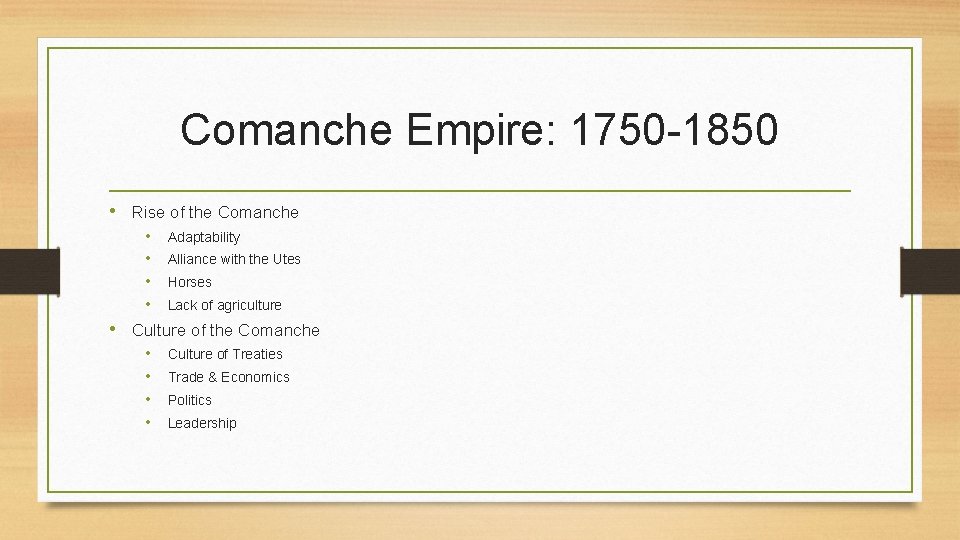 Native Americans and History of Encounters Topdown History