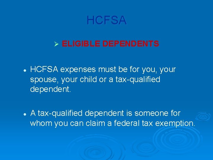 NEW FLEXIBLE SPENDING ACCOUNTS IN 2008 FOR TRUST