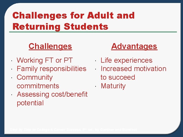 Step by Step to College and Career Success