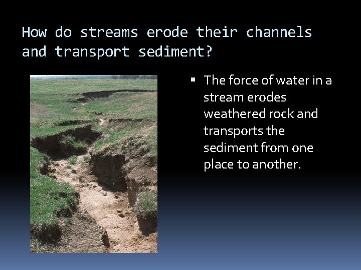 Aquatic Science WATERSHEDS What does a watershed look