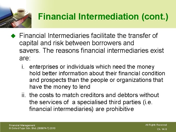 Financial Management Oxford Fajar Sdn Bhd 008974 T