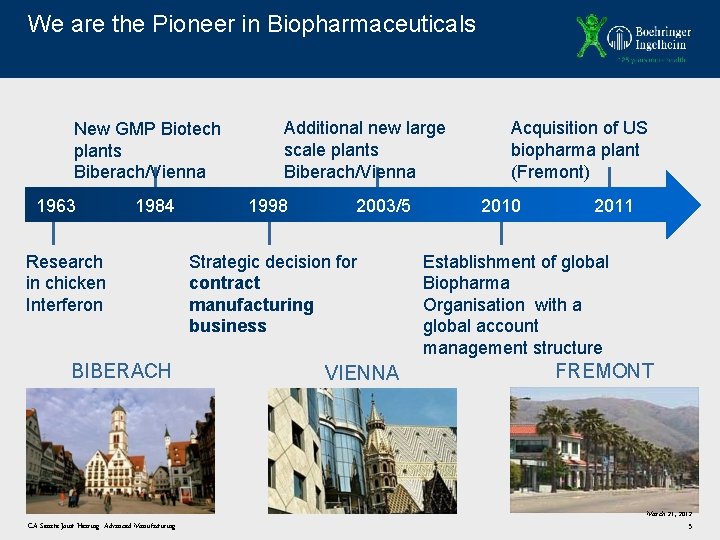 BoehringerIngelheim Insight into Advanced Manufacturing Chris Qualls ...