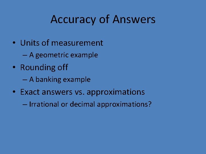 Algebra II HonorsDay 3 Goals for Today Check