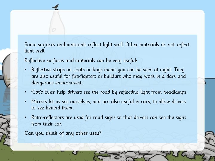 Click the light bulb to watch this The