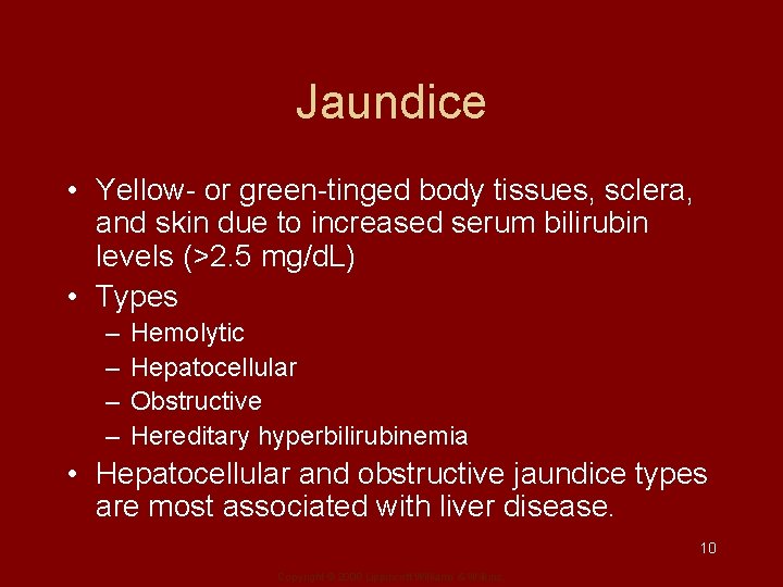Assessment and Management of Patients With Hepatic Disorders