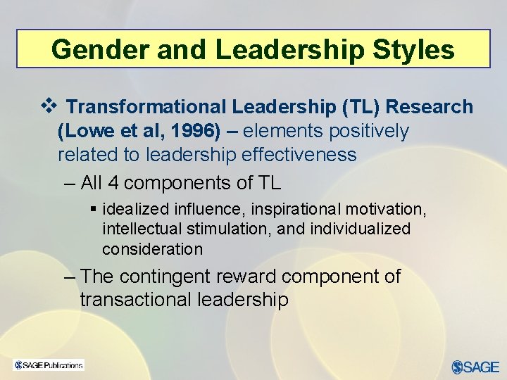 Leadership Chapter 13 Women and Leadership Northouse 5