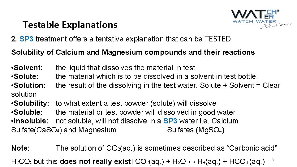 Filter Sorb SP 3 Introduction Part I by