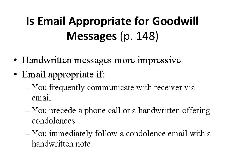 Chapter 6 Positive Messages Routine Letters and Goodwill