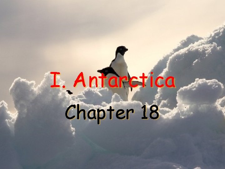 I Antarctica Chapter 18 A Final Frontier Fossils
