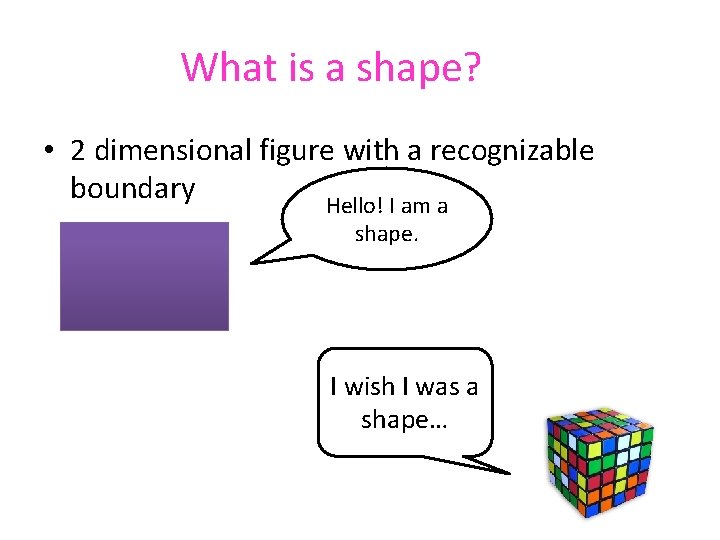 Shape What is a shape 2 dimensional figure