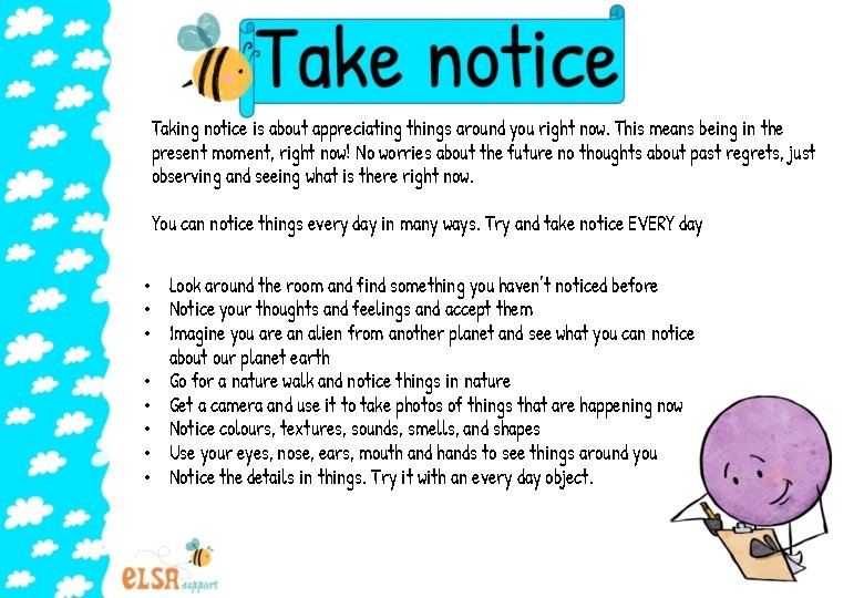 5 ways to wellbeing www elsasupport co uk