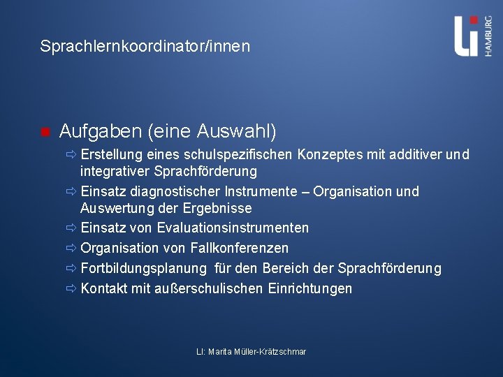 Landesinstitut fr Lehrerbildung und Schulentwicklung Das Hamburger ...