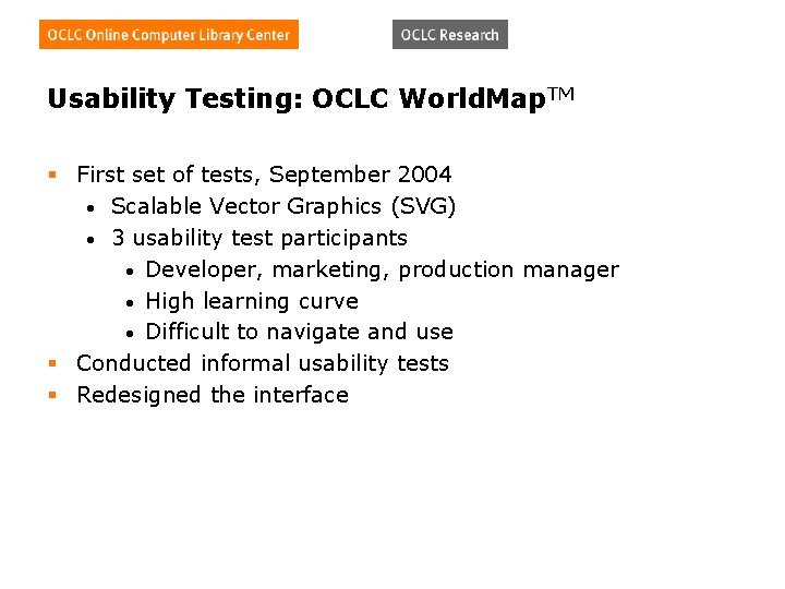 What in the World Geographical Representation of Library