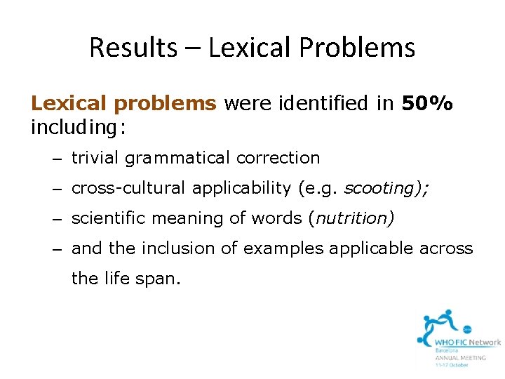 The ICF Update and Revision Platform what issues