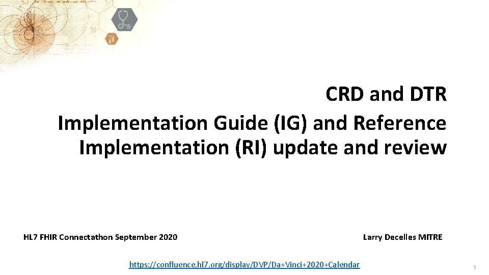 CRD and DTR Implementation Guide IG and Reference