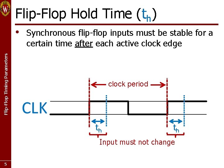 FlipFlop Timing Parameters 1 ECE 352 Digital System