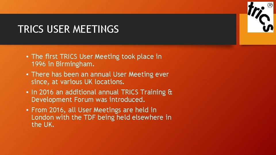 30 YEARS OF TRICS THEN NOW TOMORROW IAN