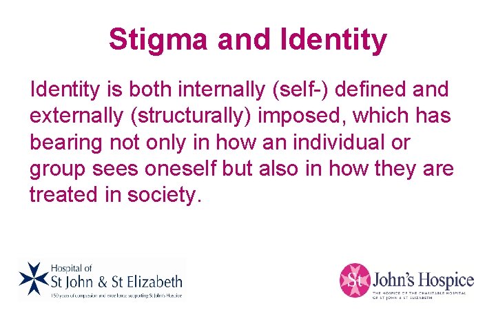 Stigma and End of Life Care BME Health