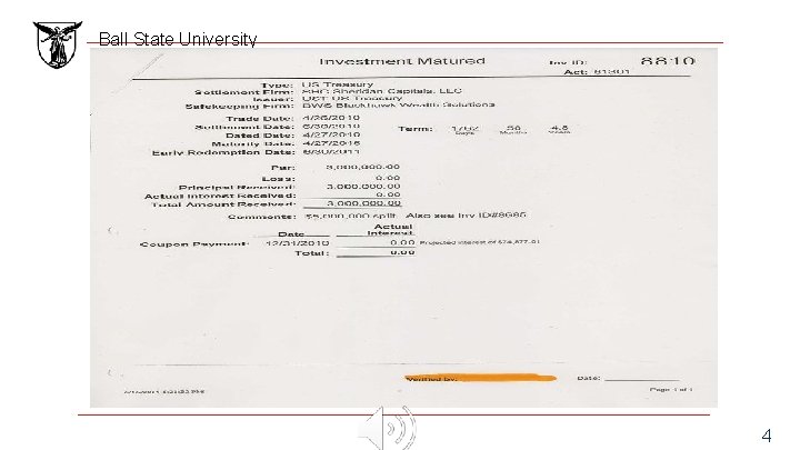 Ball State University Control Failure Fraud November 28