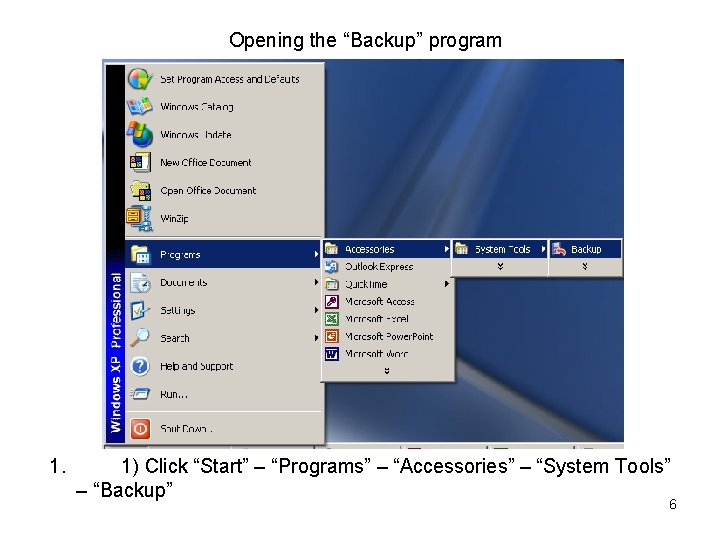 Creating a Data Backup Oakland University Relations Updated