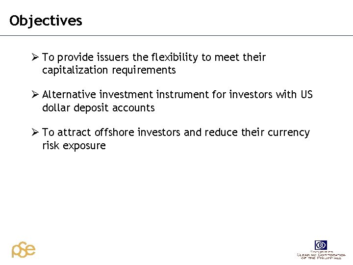 RULES ON DOLLAR DENOMINATED SECURITIES December 2016 Outline