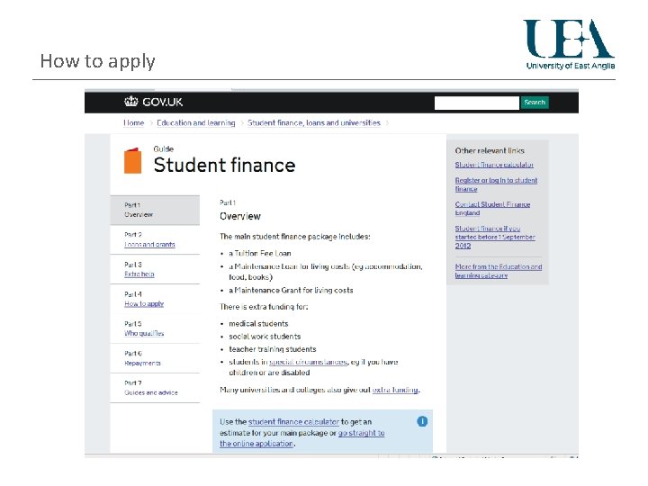 Student Finance Tim Pilkington Higher Education Adviser Introduction