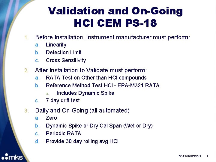 Ultra Low Level HCl CEMs for Coal Combustion