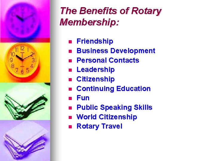 Rotary Club of Cedar Creek New Member Social